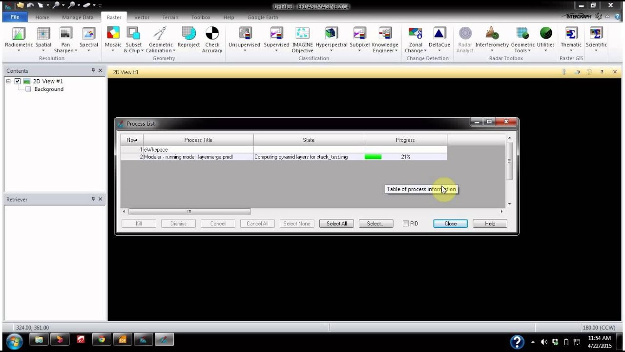 Layer Stack Using Erdas Imagine Landsat 8 Data Youtube