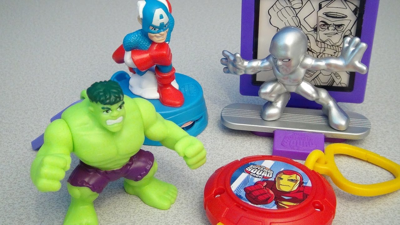Marvel Super Hero Squad 2009 Burger King Meal Collection Video Review