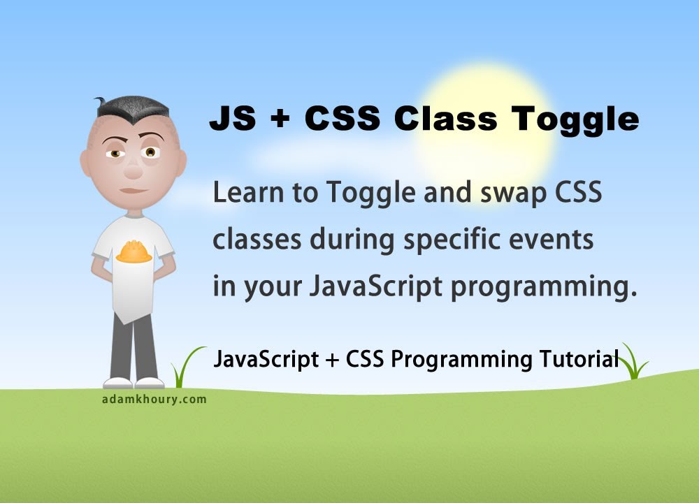 Javascript Change Css Class Style Classname Toggle Tutorial Youtube