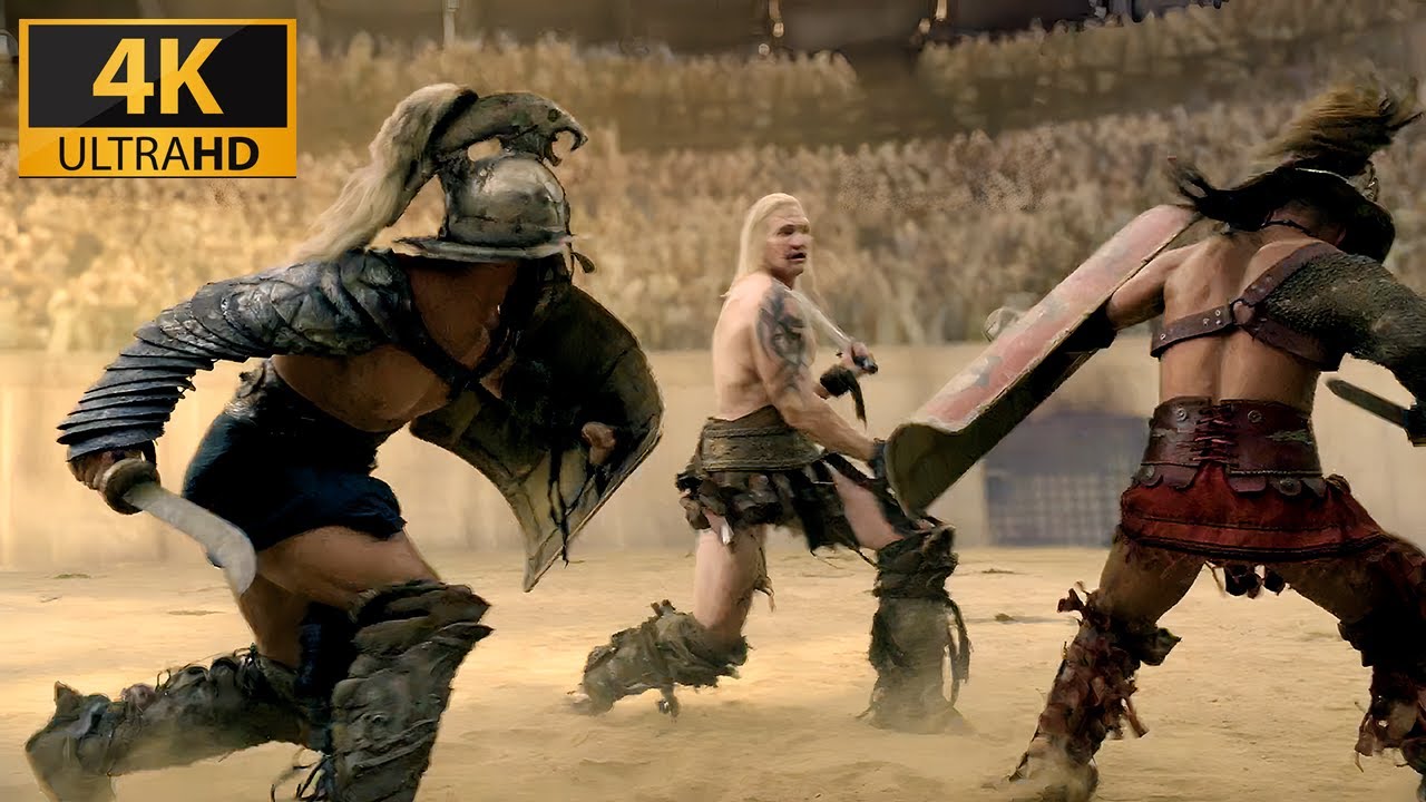 Spartacus And Crixus Vs Theokoles The Shadow Of Dead Hd 4k Youtube