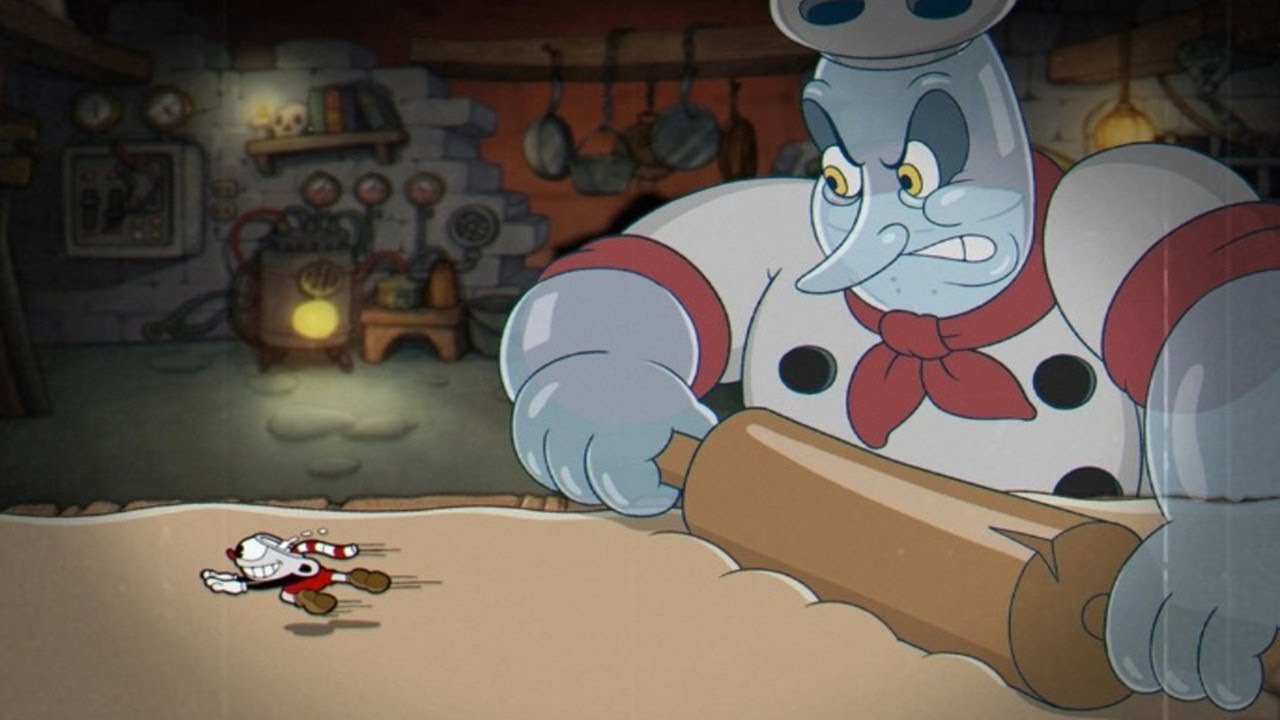 The Unused Phases And Artwork Of Chef Saltbaker Cuphead Dlc Youtube