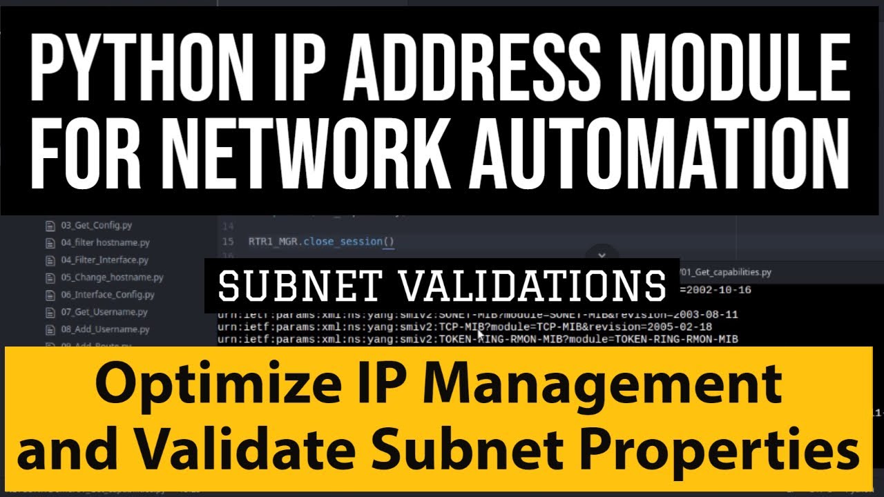 Python Ip Address Module Tutorial Optimize Ip Management Validate