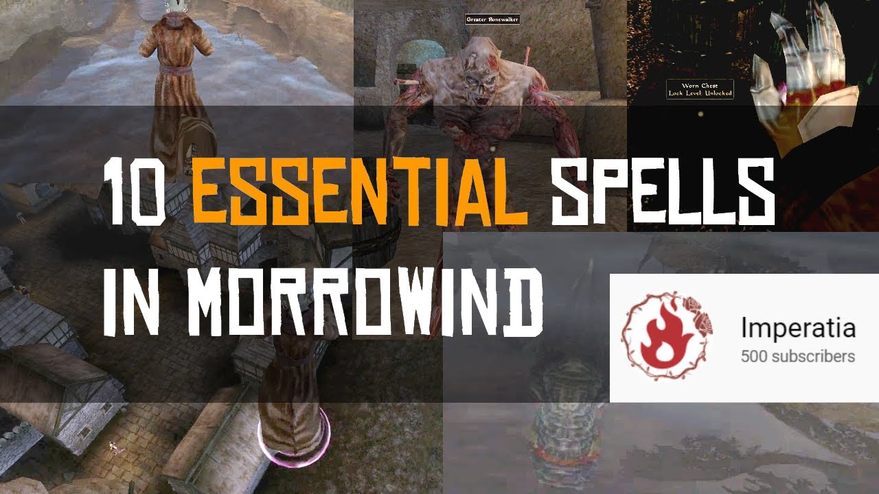 10 Essential Spells In Morrowind Youtube