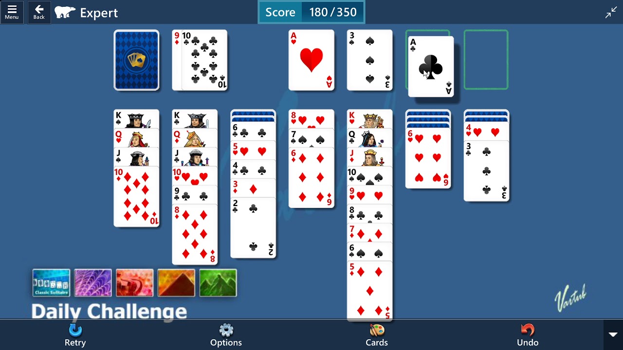 Microsoft Solitaire Collection Klondike Expert Solution Zoqasun