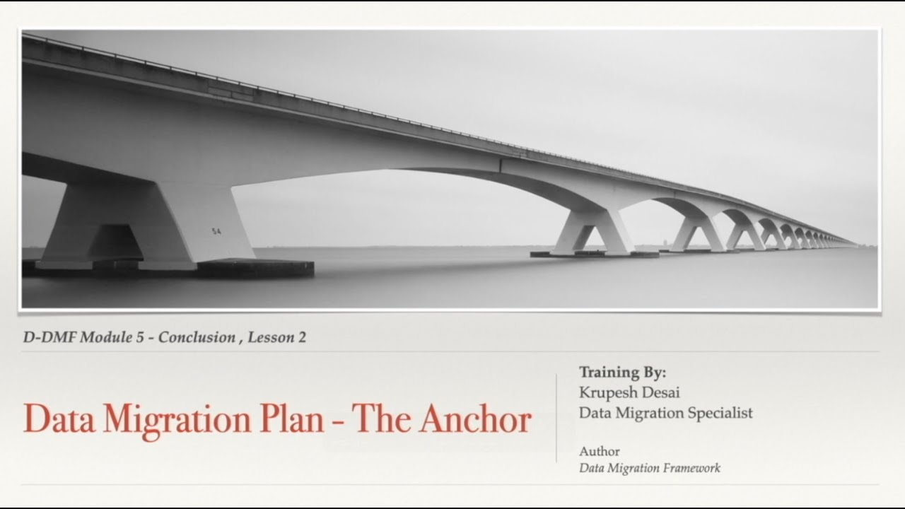 Data Migration Plan Youtube