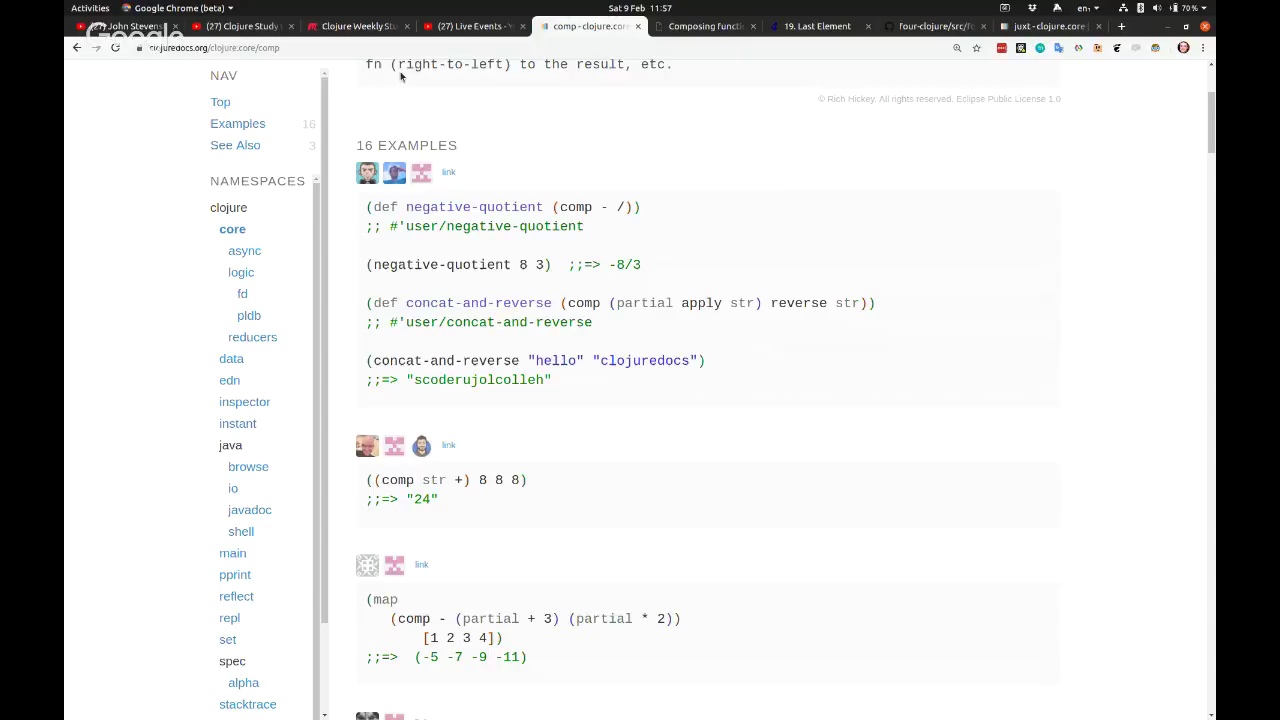 Practicalli Clojure 15 Functional Composition Comp Function Youtube