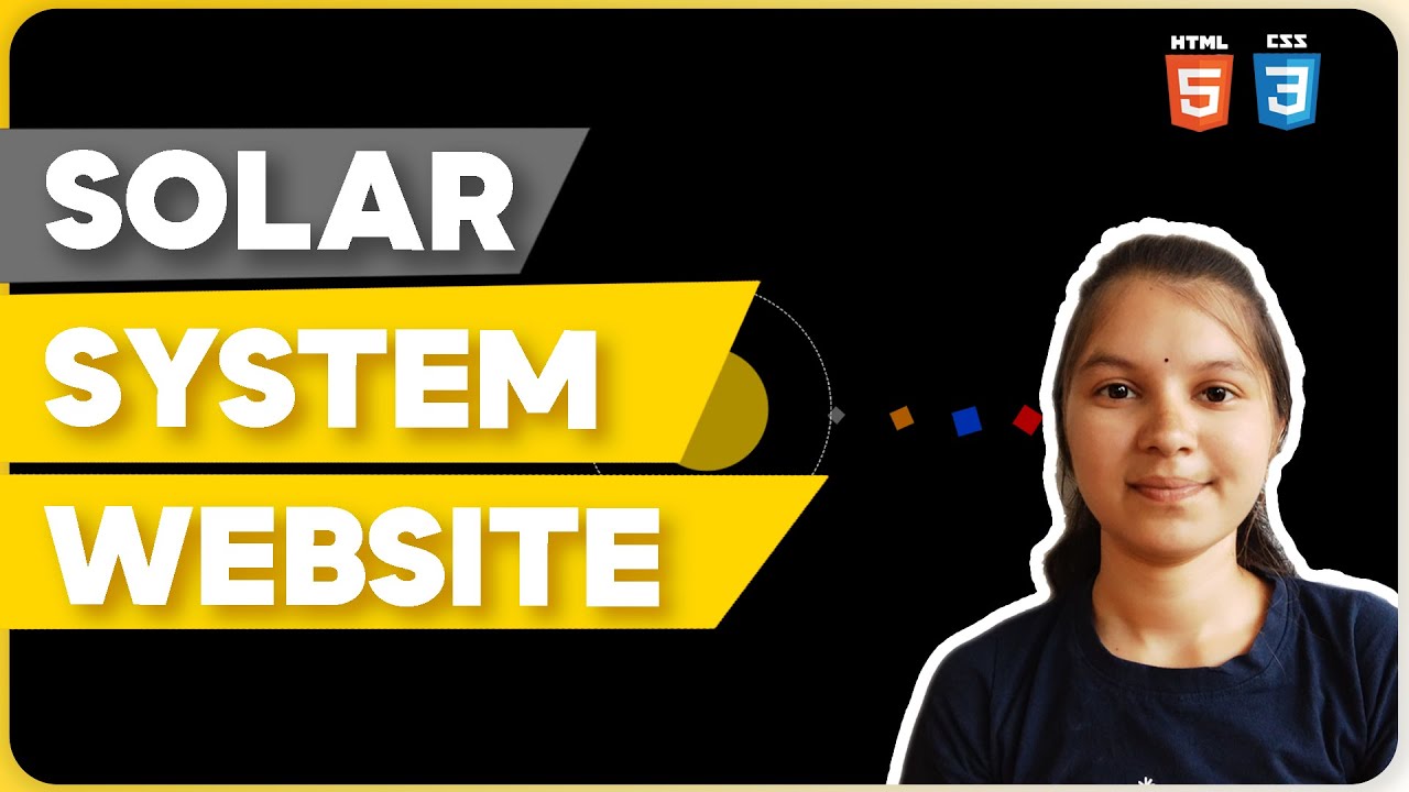 Solar System Website Using Html Css Full Stack Web Development