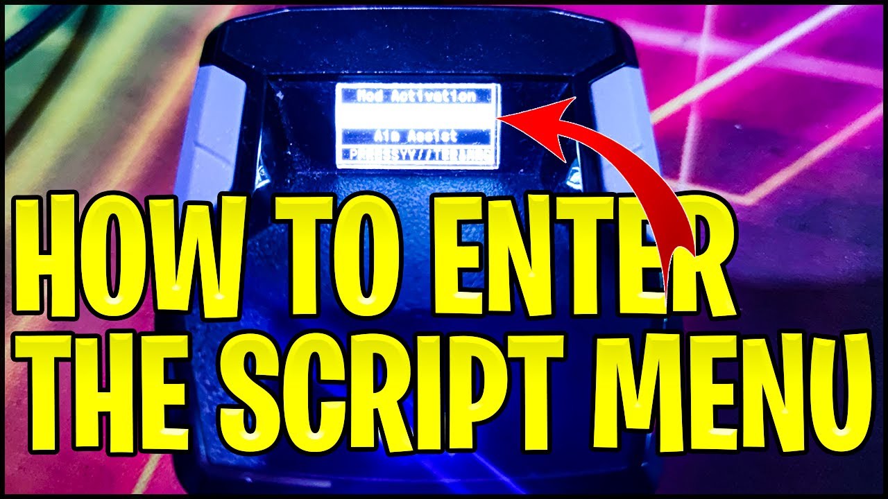 How To Enter Every Script Menu Youtube