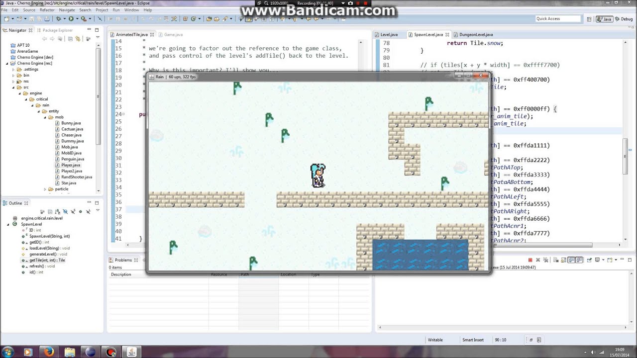 2d Java Game Programming Let S Implement Animated Tiles P4 Youtube