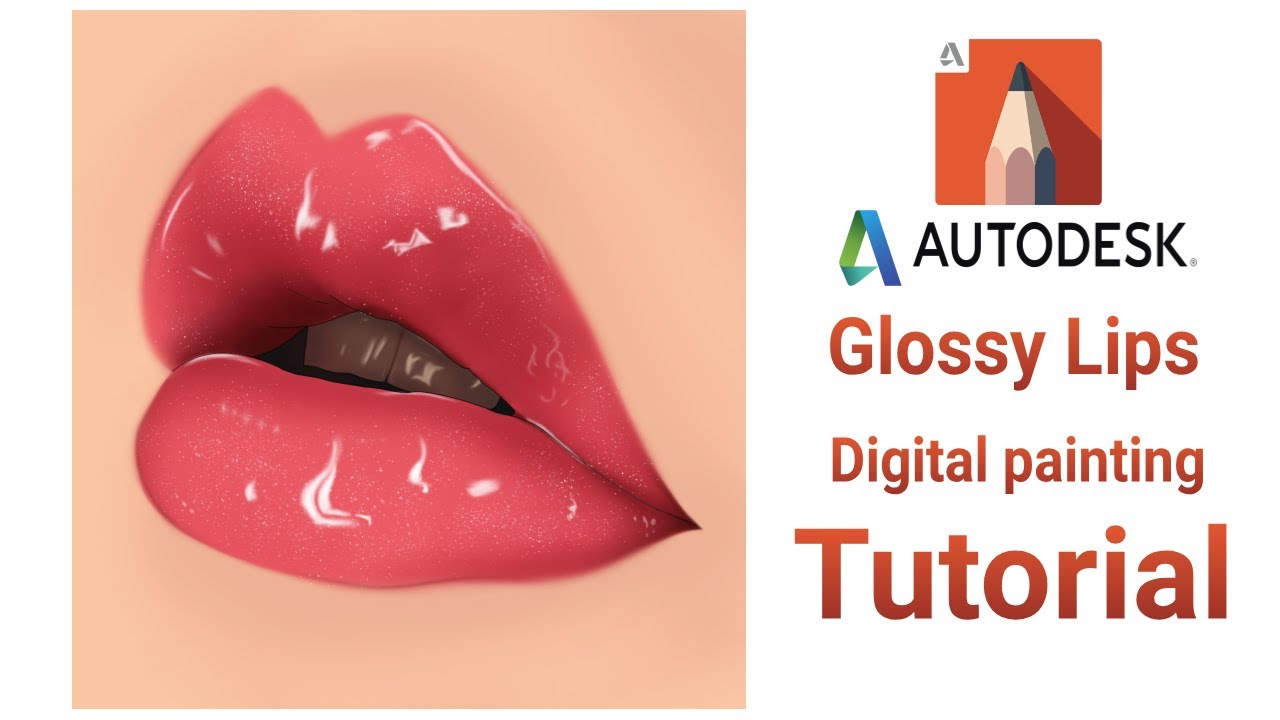 How To Draw Glossy Lips Tutorial Lipstutorial Org