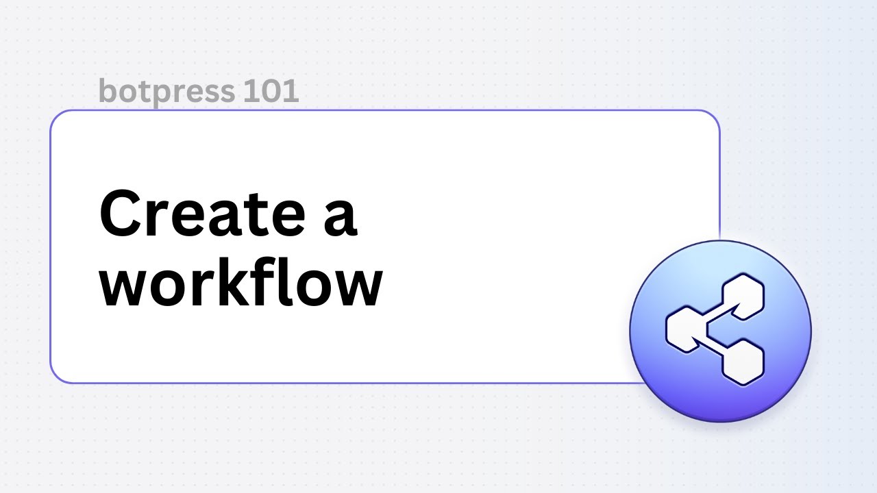Create A Workflow Youtube