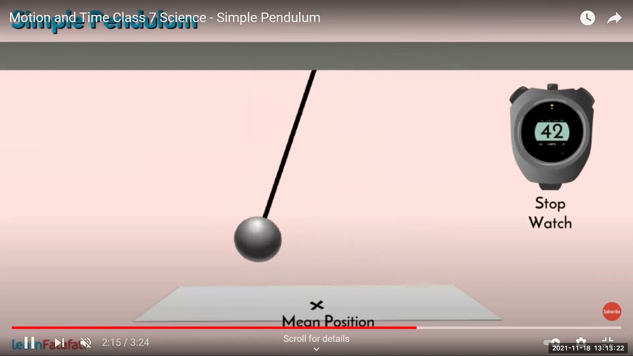 Simple Pendulum Lab Youtube
