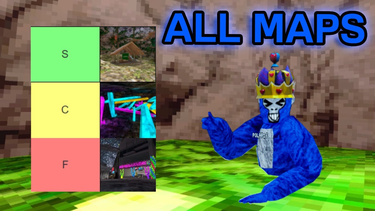 I Ranked Every Gorilla Tag Map Youtube