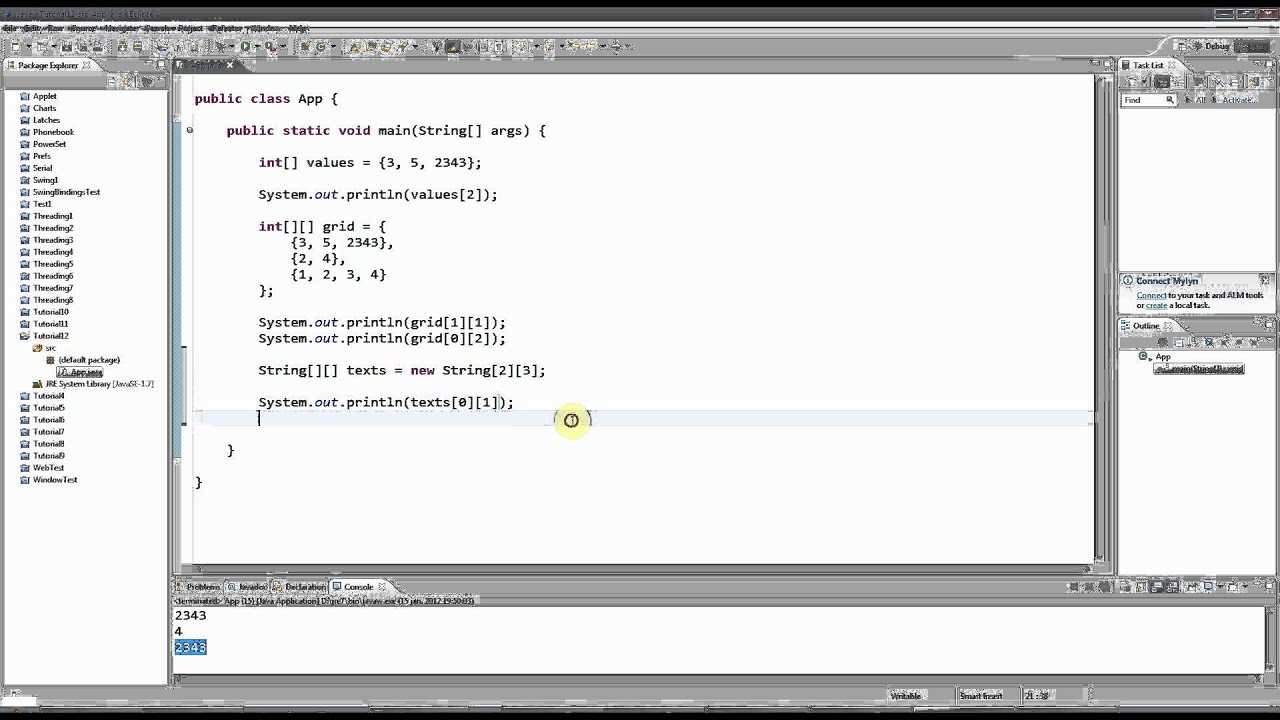 Simple One Dimensional Array Program In Java Findyourbaldcircle