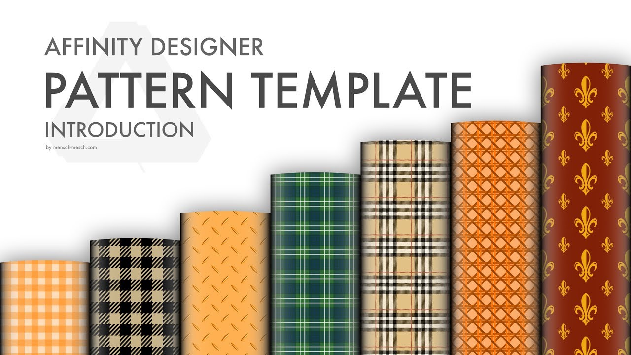 Affinity Designer Pattern Template Introduction Youtube