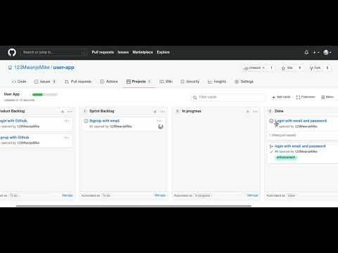 Github Project Board Automation Demonstration Youtube