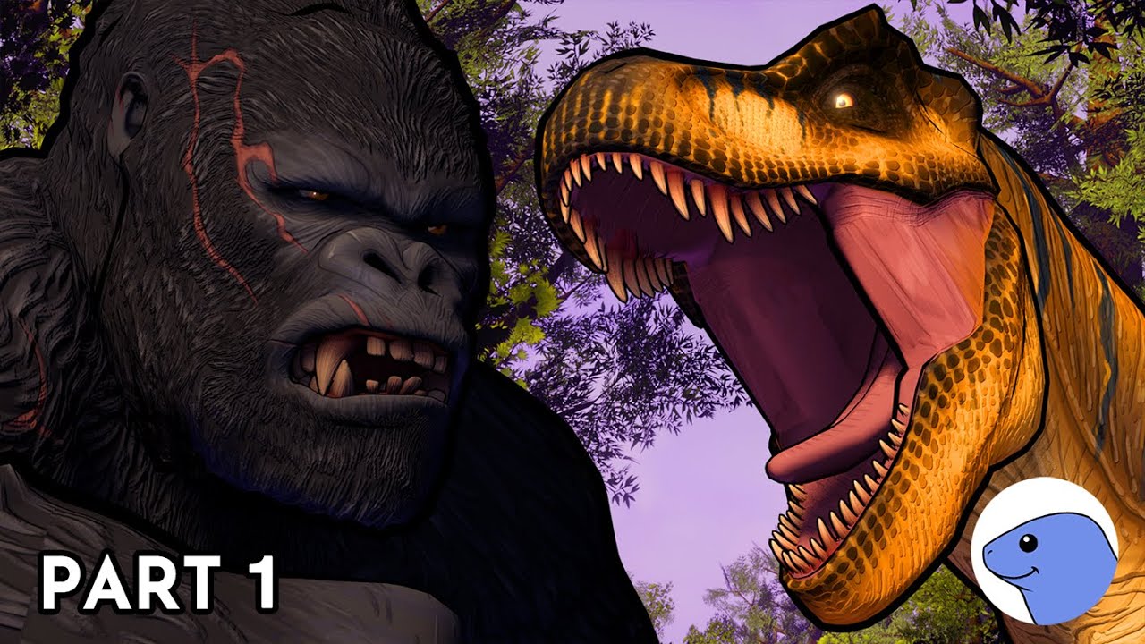 King Kong 2005 Vs T Rex Animation Part 1 Youtube