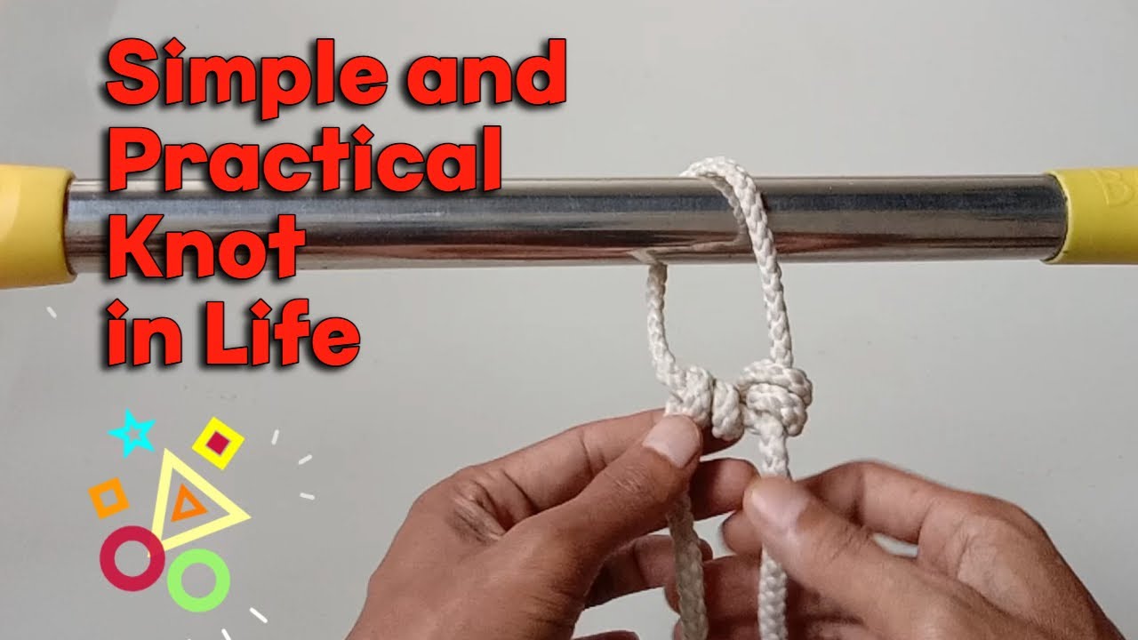 How To Tie Knot Diy At Home Rope Trick You Should Know Tutorial Ep 9