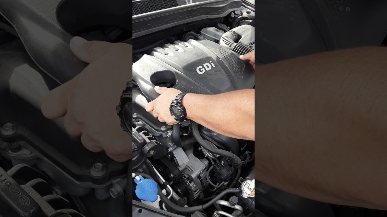 2014 Kia Optima Ex Pcv Valve Location And Removal Youtube