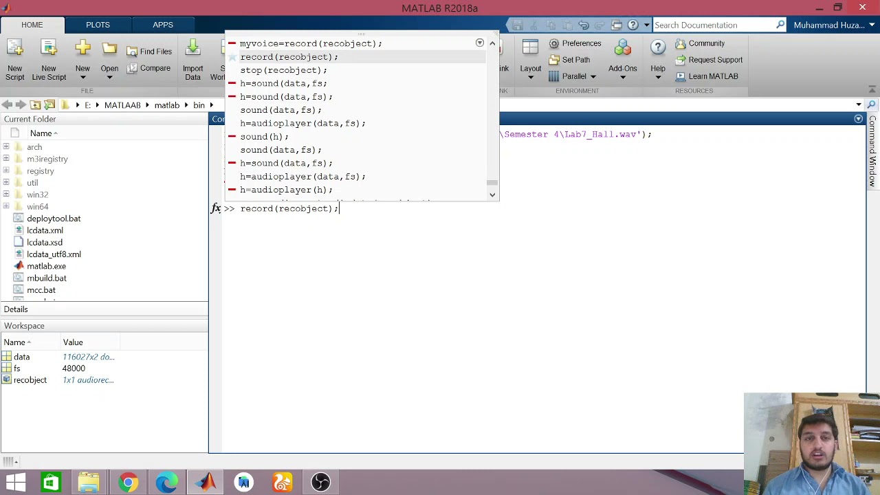Audio Convolution Using Matlab Youtube