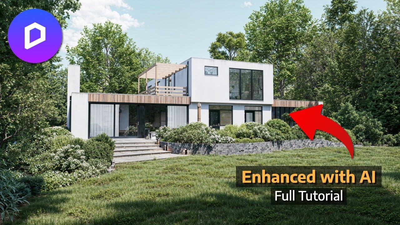 D5 Render Realistic Exterior Render Tutorial With Ai Youtube
