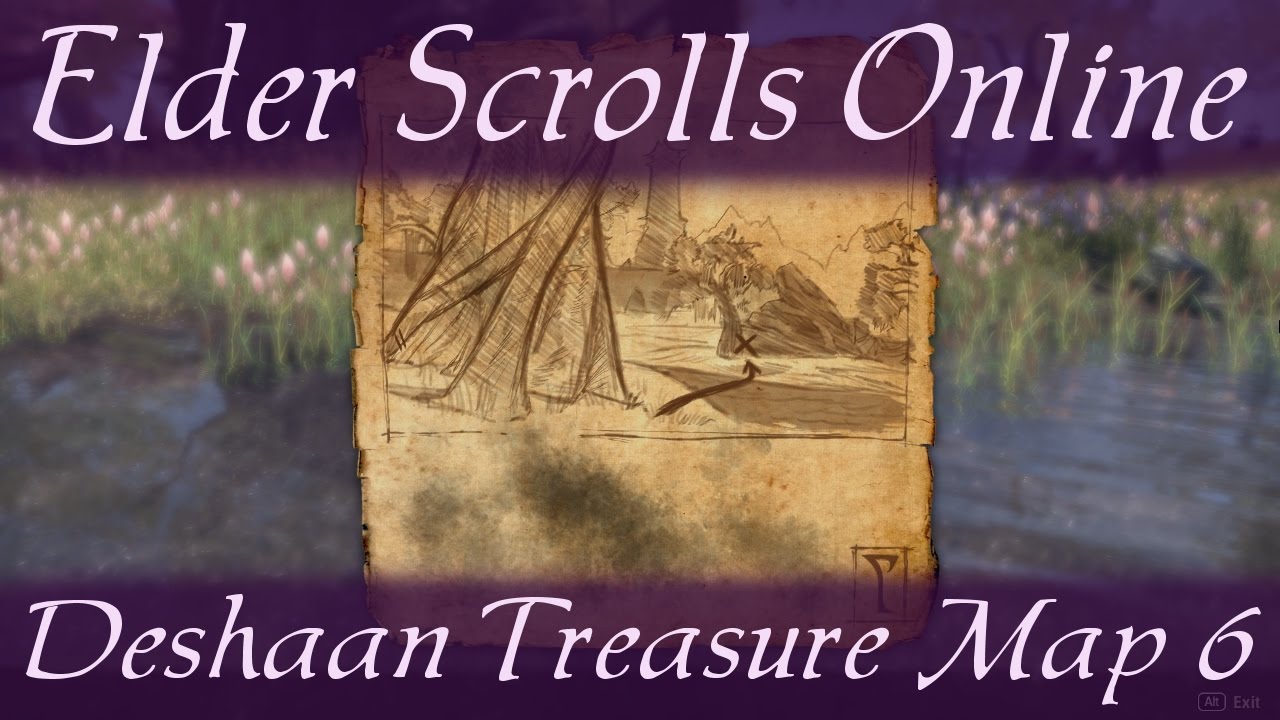 Deshaan Treasure Map 6 Elder Scrolls Online Eso Youtube