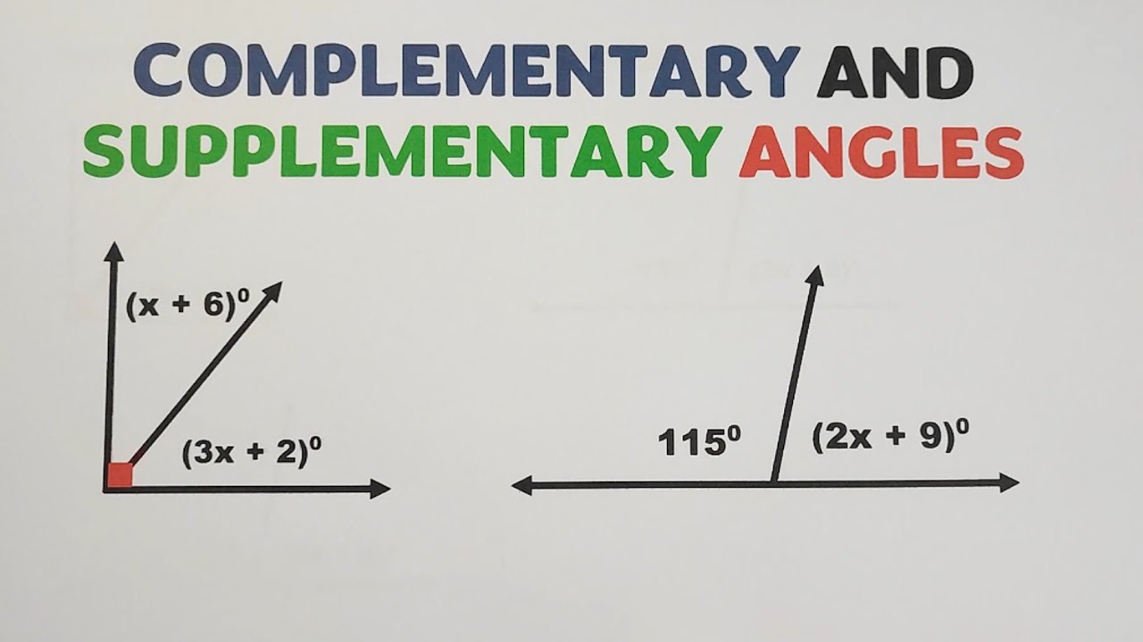 Supplementary Angles Problems