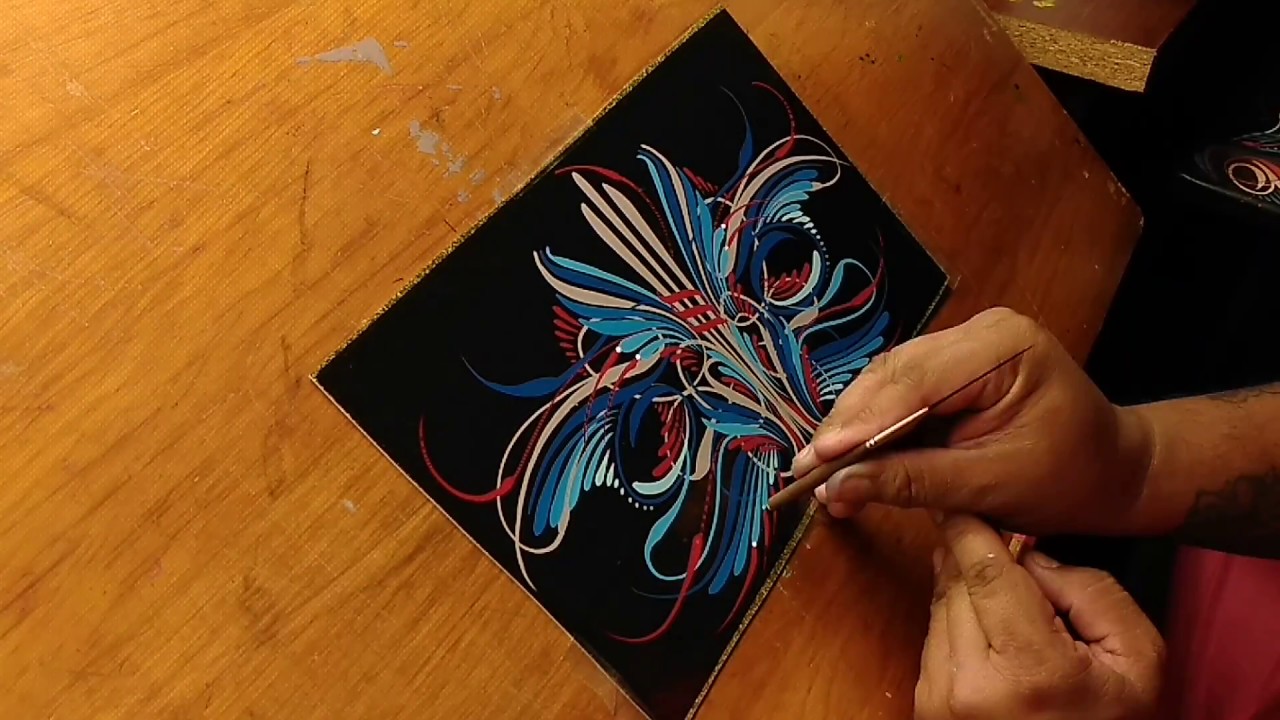 Southwest Scroll Pinstriping Youtube