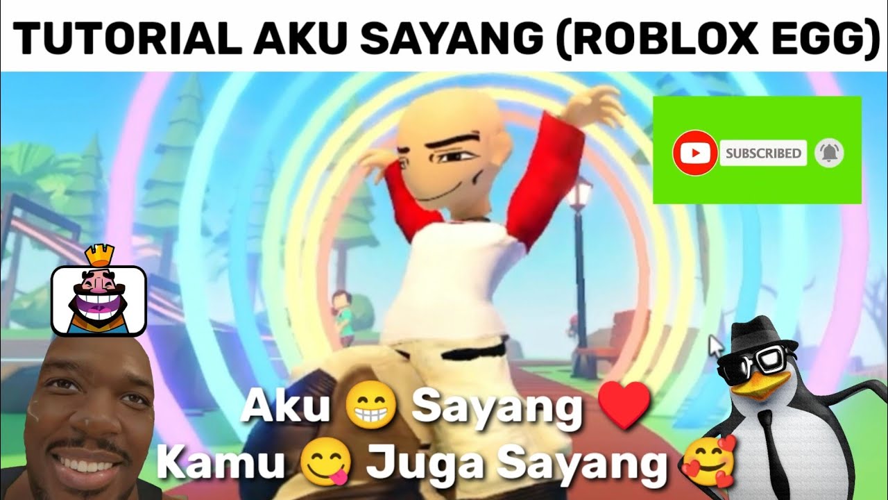 Tutorial Aku Sayang Kamu Juga Sayang Roblox Egg Youtube