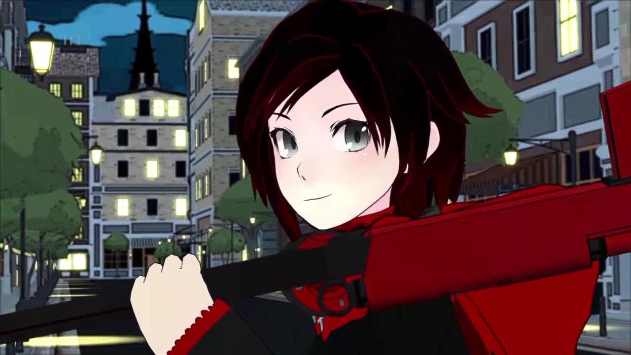 Ruby Rose Rwby Volume 1 Fight Scene Ruby Vs Roman Glynda Vs