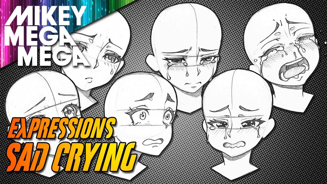 View 14 Crying Faces Drawing Reference