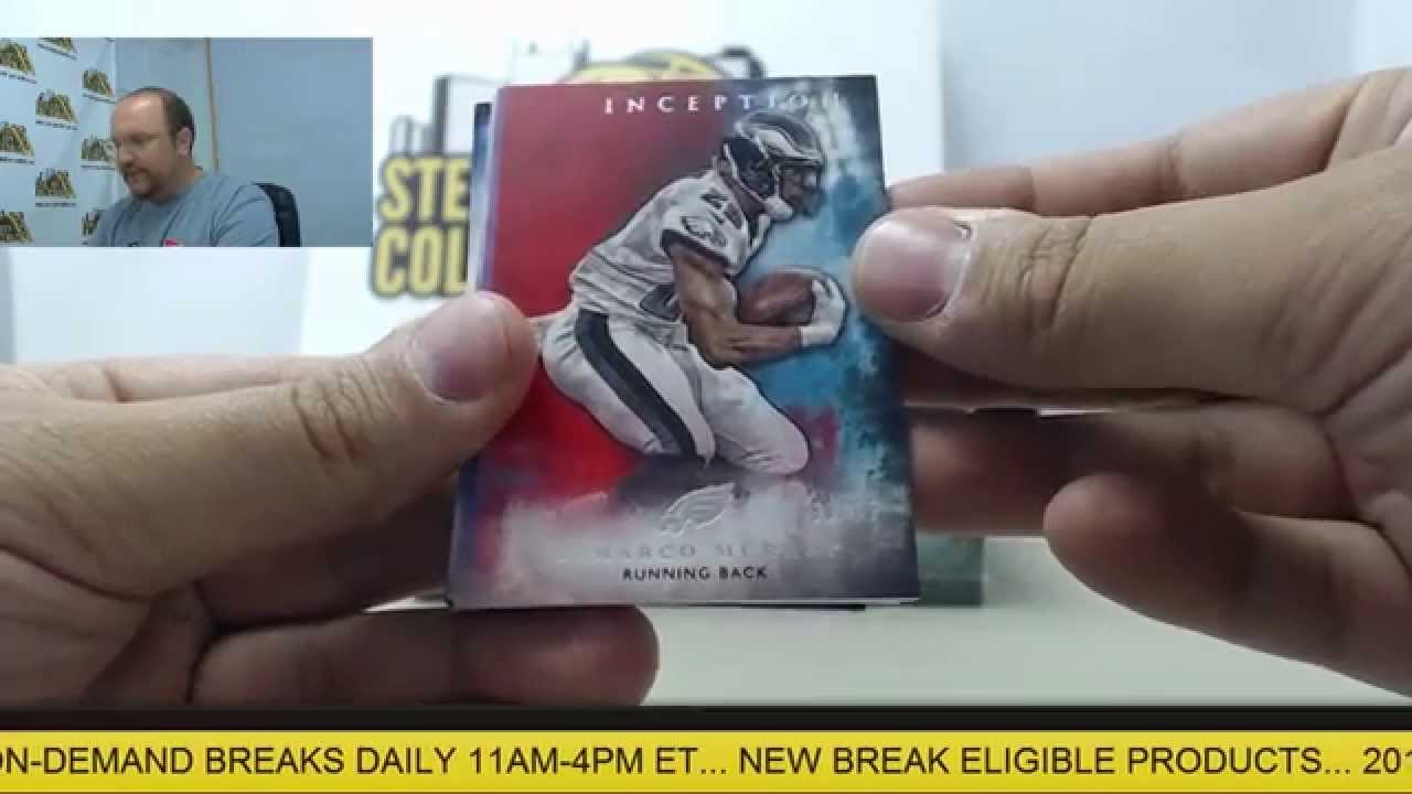 2015 Topps Inception Football Hobby 8 Box Group Case Break Youtube