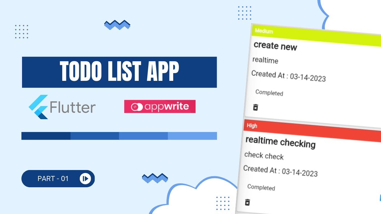 Building A Todo List App With Flutter Appwrite And Riverpod Part