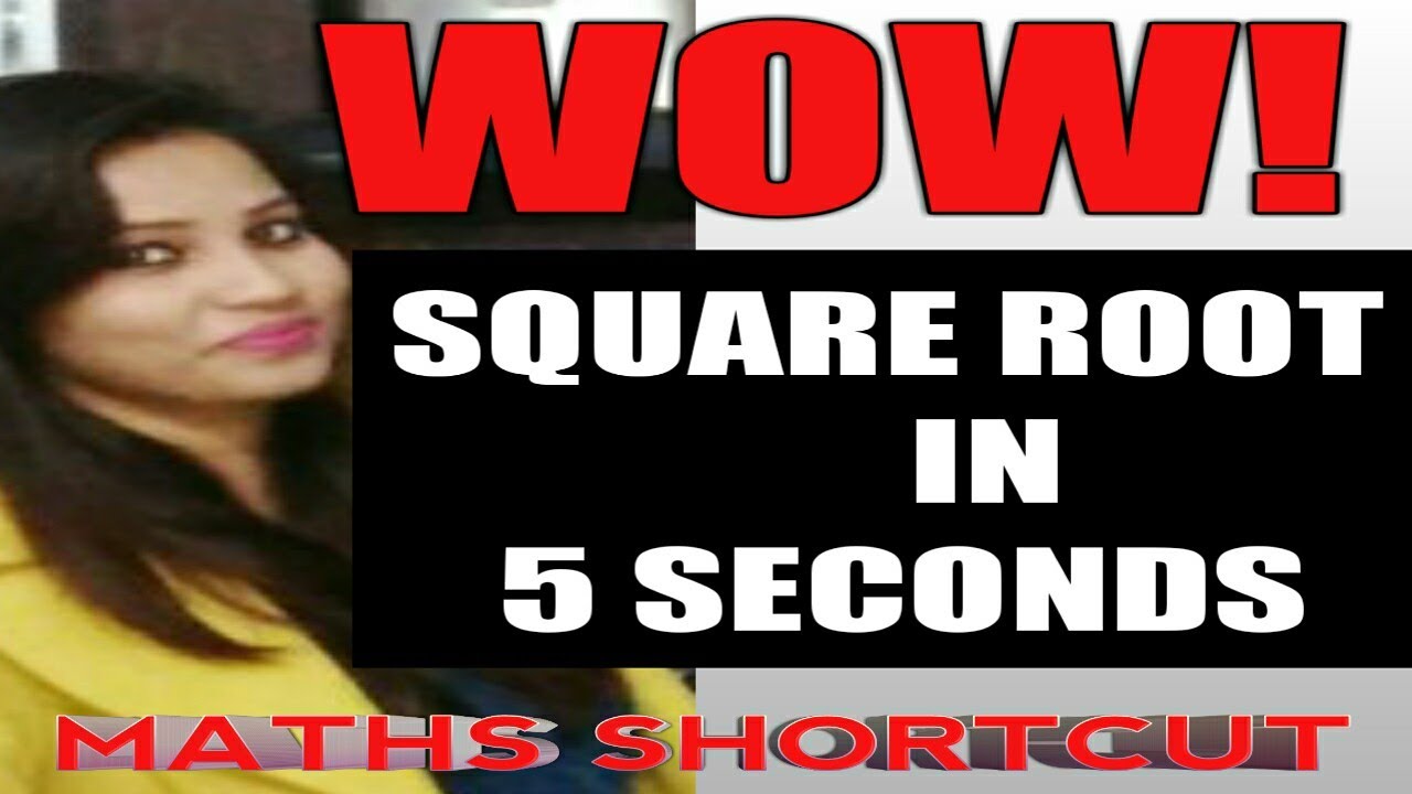Vedic Maths Tricks Square Root Youtube