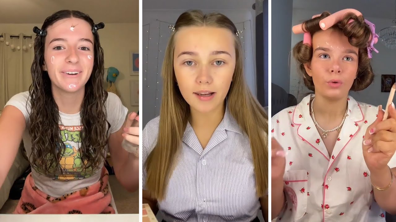 Grwm Get Ready With Me пёџmakeup Tutorial Tiktok Compilation 2024 185