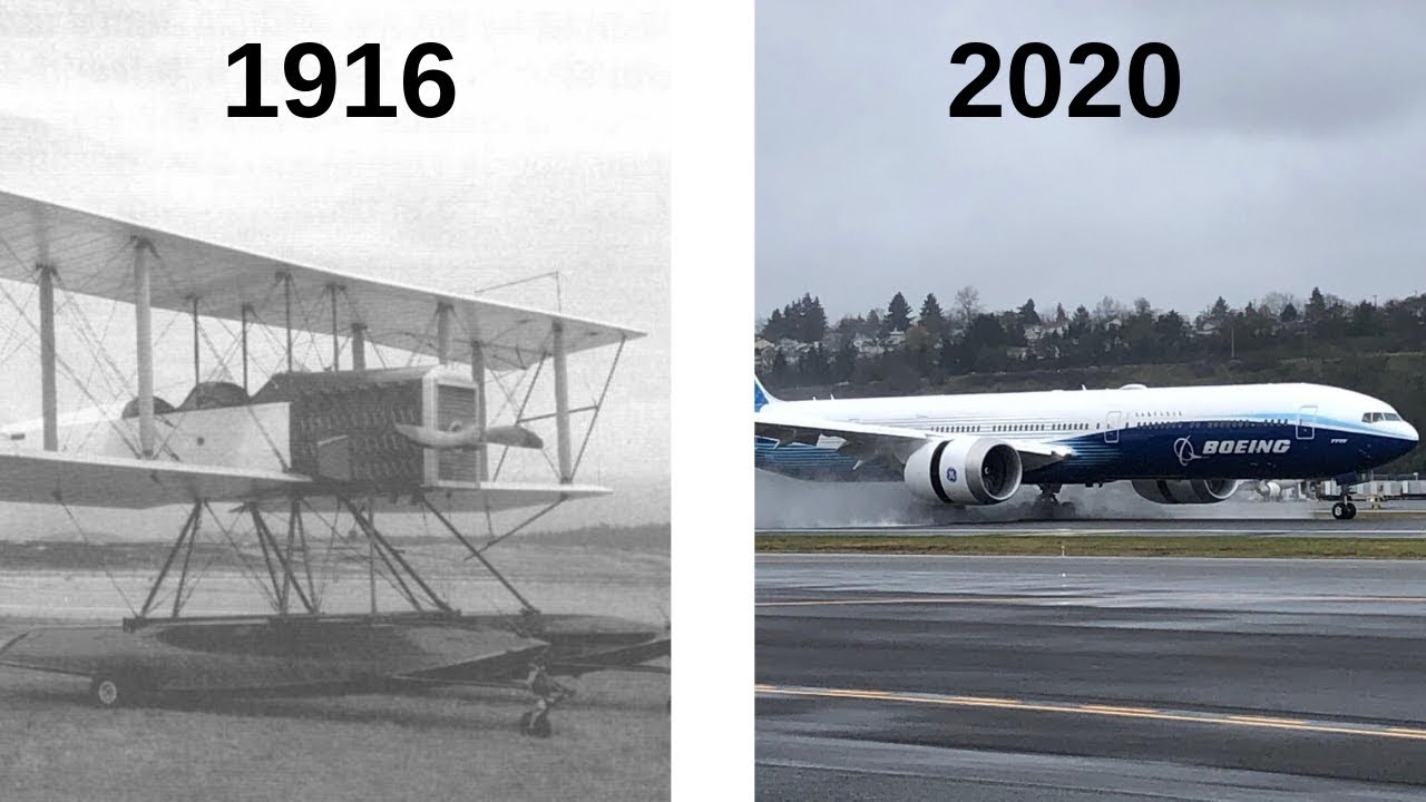 Evolution Of Boeing Aircraft 1916 2020 Youtube