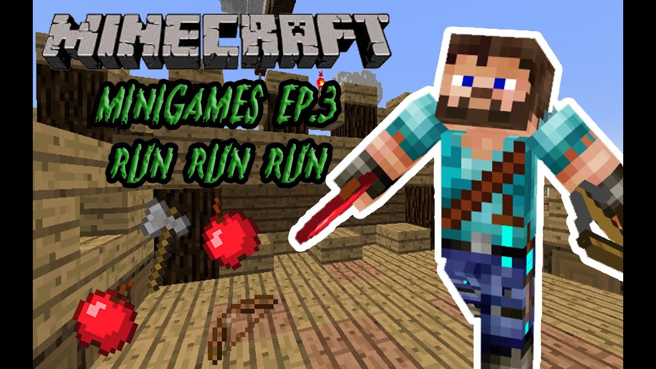 Minecraft Minigames Ep 3 Run Run Run Youtube