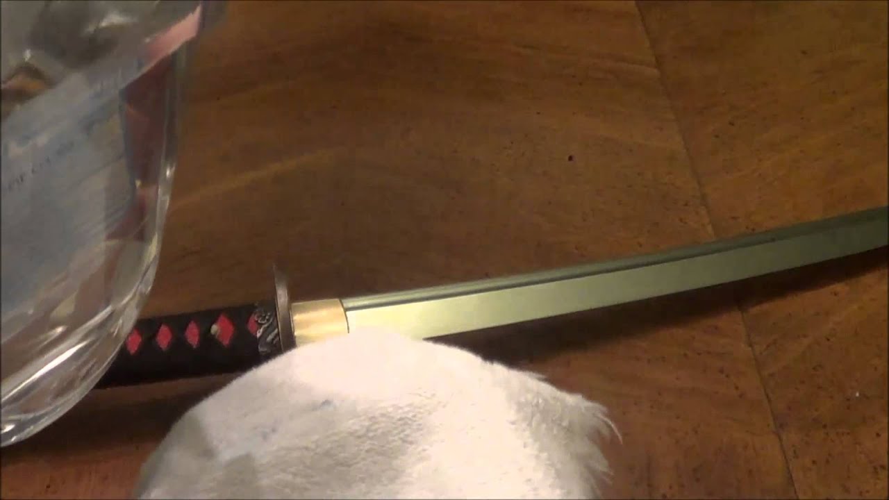 How To Clean Your Sword Without A Cleaning Kit Youtube
