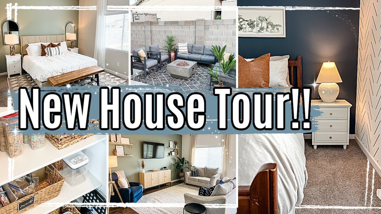 Vlog 16 New House Tour 2022 Home Tour After Decorating Budget