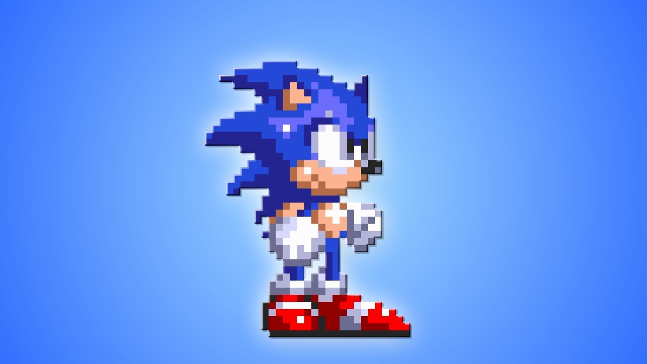 Sonic Sprite Animation Test Youtube
