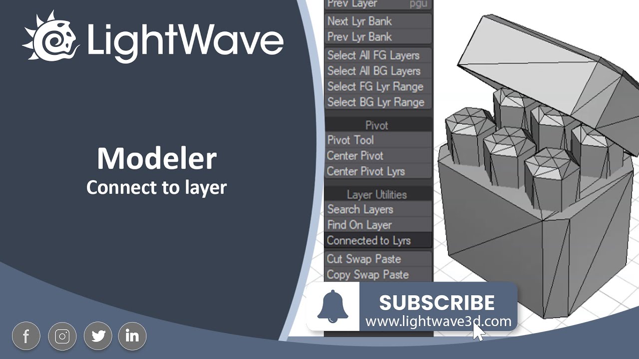 Lightwave 3d Connect To Layers Youtube