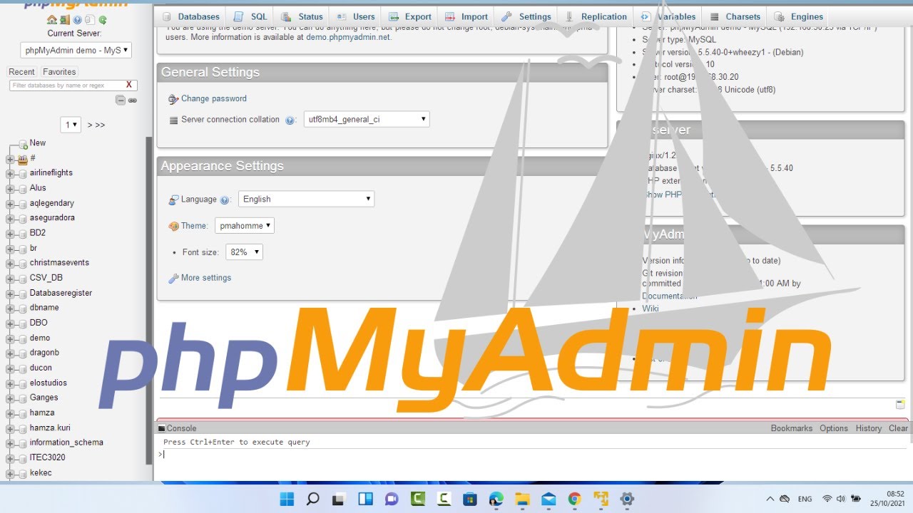 How To Install Phpmyadmin On Windows Youtube