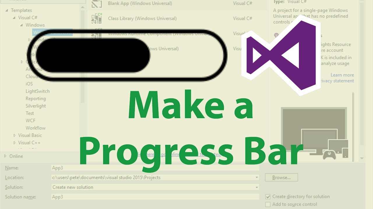 How To Make A Progress Bar In Visual Basic Vb 2010 Youtube