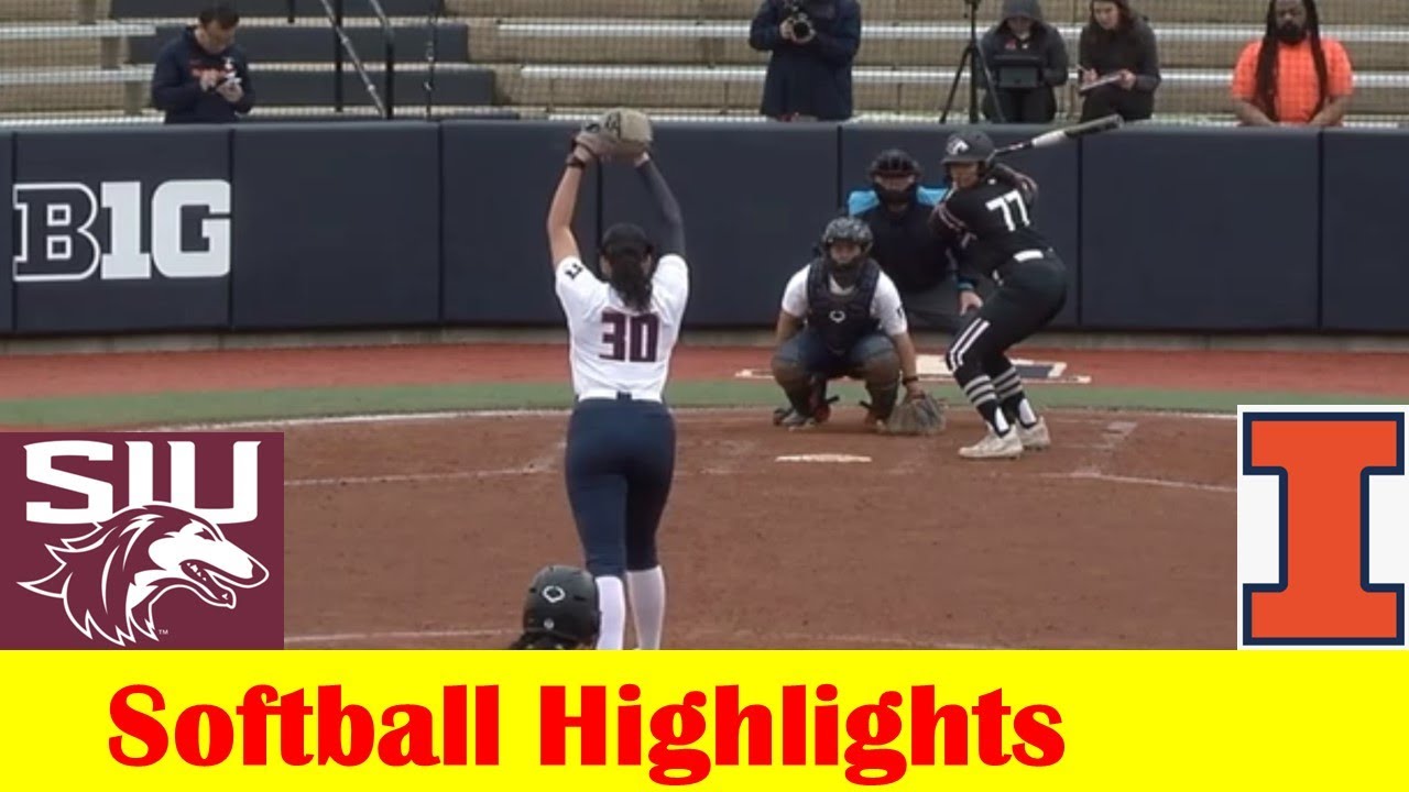Southern Illinois Vs Illinois Softball Game Highlights April 10 2024