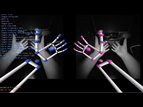 Hands Tracking Motion Capture With Leap Motion Camera In Blender For