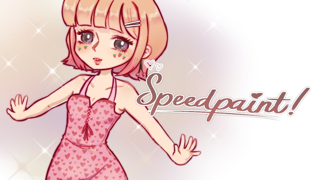 Strawberries Speedpaint 笙 Youtube