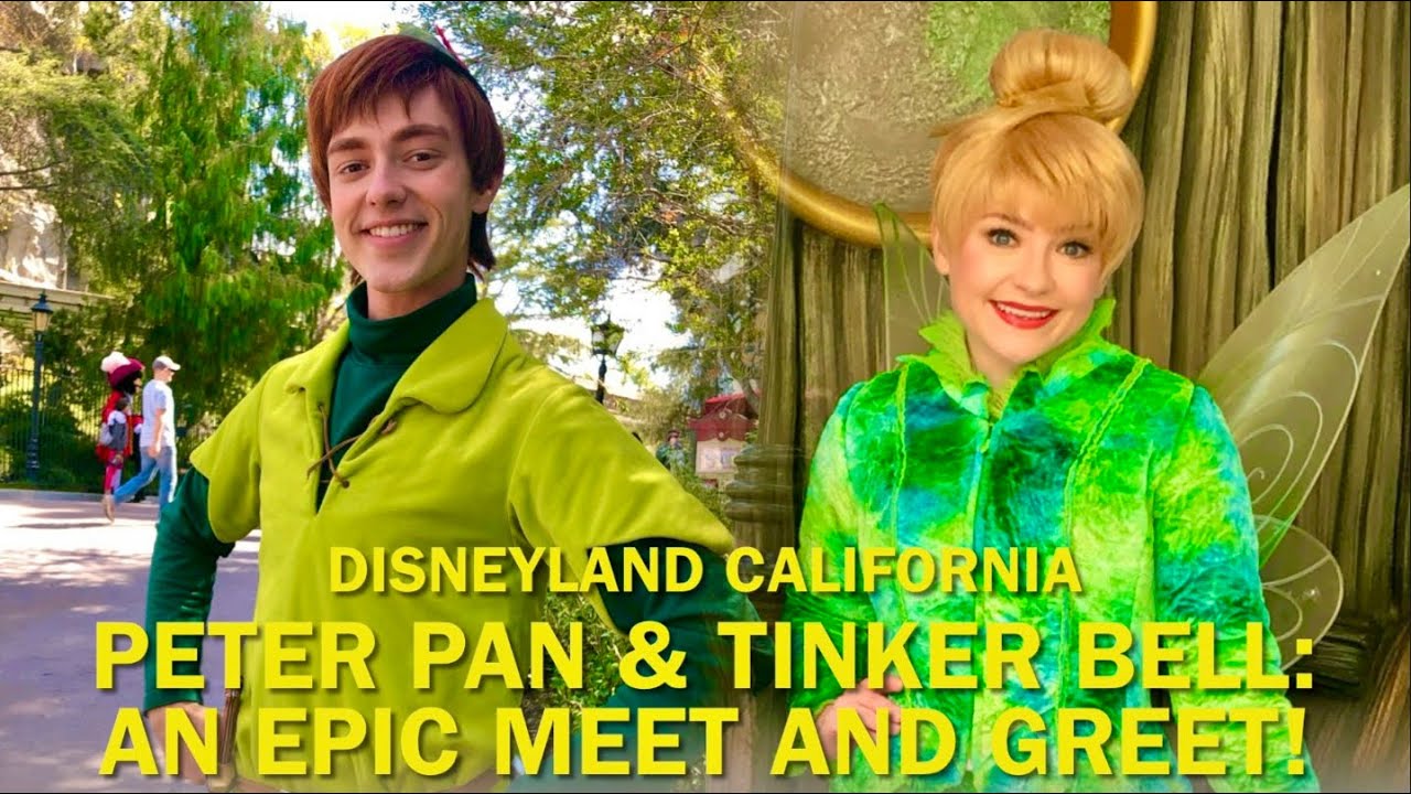 Tinkerbell And Peter Pan At Disney World Reel Local News Memories Of