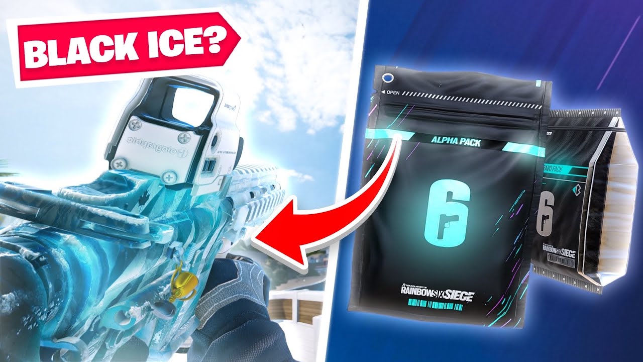 New Black Ice Packs Rainbow Six Siege Youtube