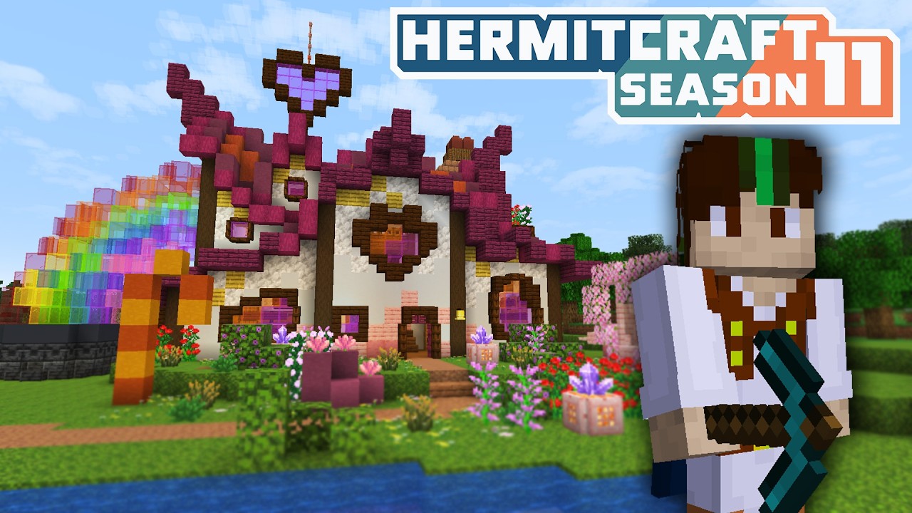 Colourful Starter Base Hermitcraft Season 11 Youtube