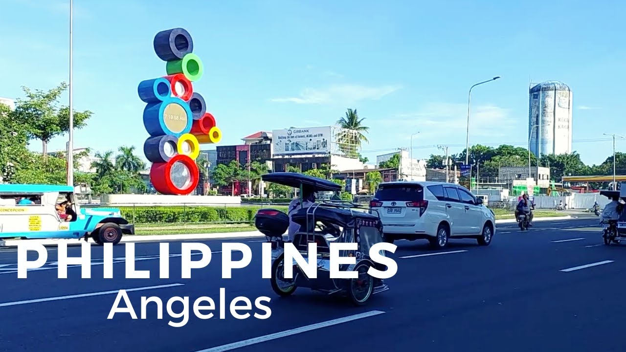 Morning Walk Around Downtown Angeles City Philippines Ph Youtube